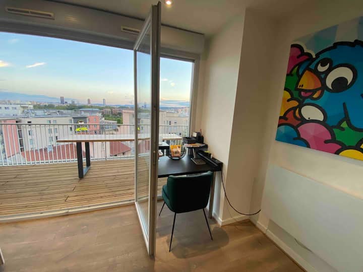 Appart’ Vue Panoramique Sur Lyon + Climatisation - Lyon