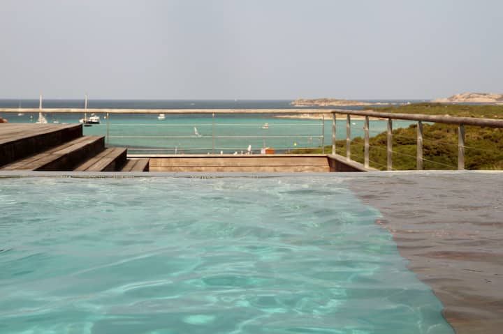 Villa D'exception Front De Mer à Sperone 16pers - Corse