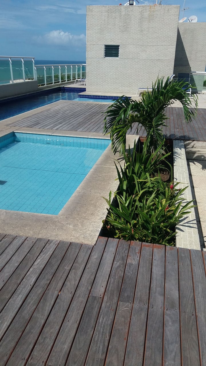 Maceió-jtr Magnífico 02 Quartos Com Vista P O Mar. - Maceió