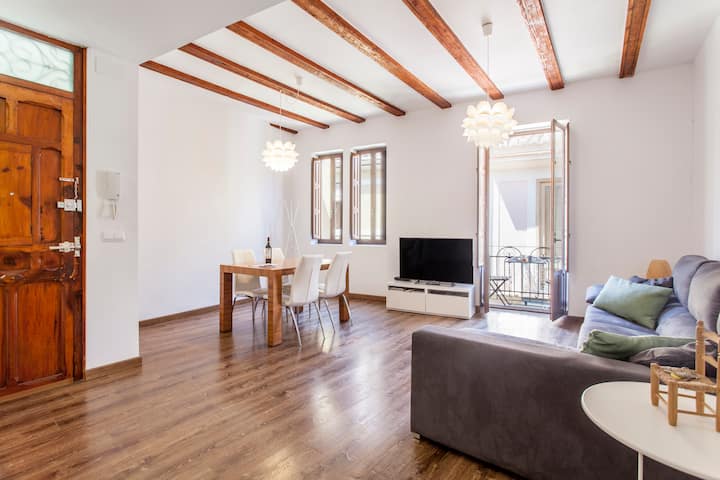 Central, Bright, Design Apartment + A/c & Wifi - Valencia