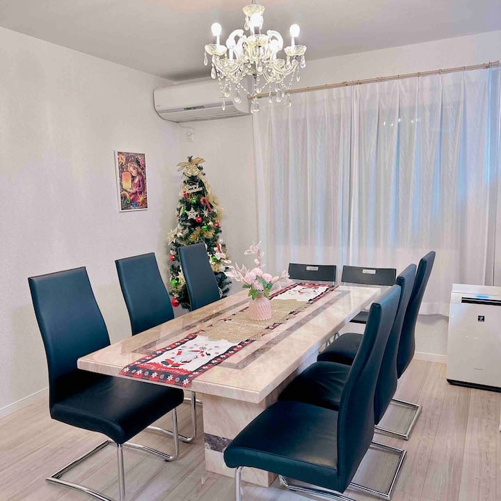 免费停车/车站步行5分钟/直达梅田、心斋桥、难波、usj/120m2豪华别墅/leynashouse - Japan