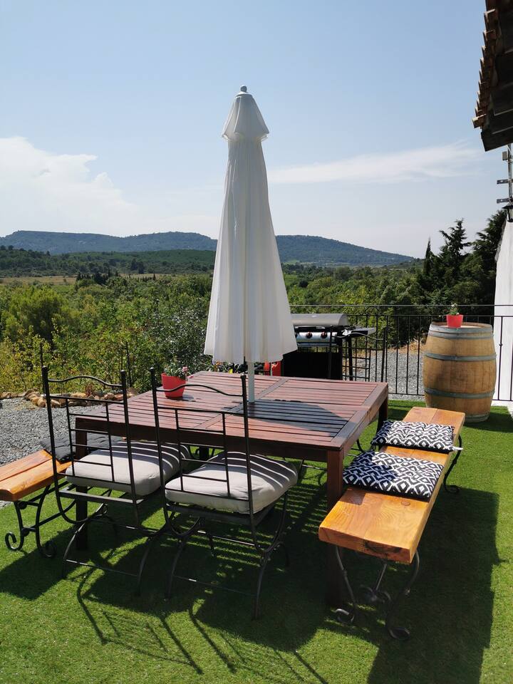 Superbe Villa Entre Corbières Et Mer-sublime Vue - Occitanie
