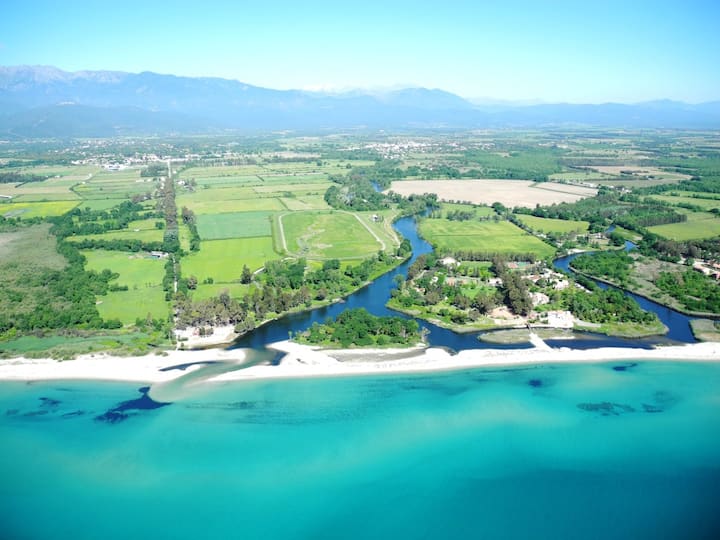 Villa Climatisé Au Calme Avec 3  Chambres. - Ghisonaccia