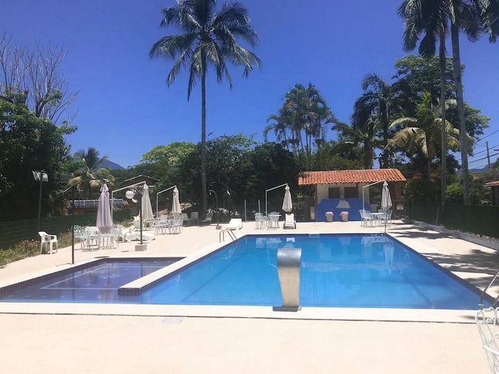 Casa Condomínio C Piscina 200 M Da Praia/ Ciclovia - Ilhabela