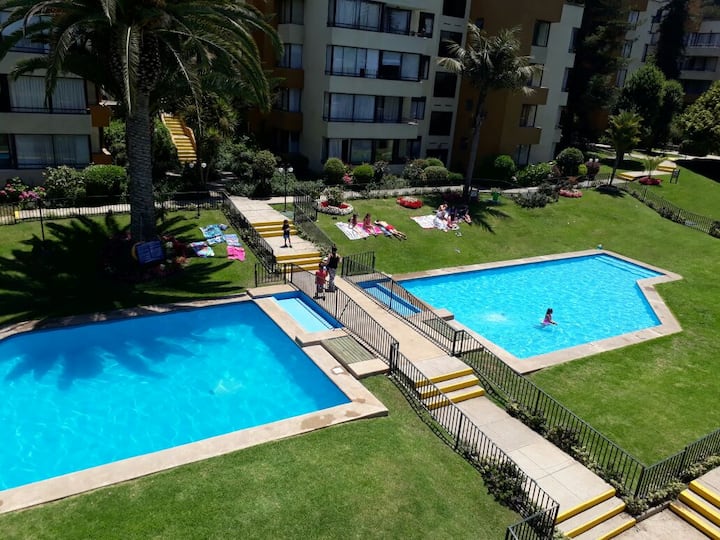 Para Familias En Tranquilo Condominio Reñaca - Concón