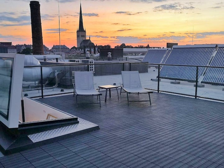 Rotermann City Center Apartment With Roof Terrace - Tallinn