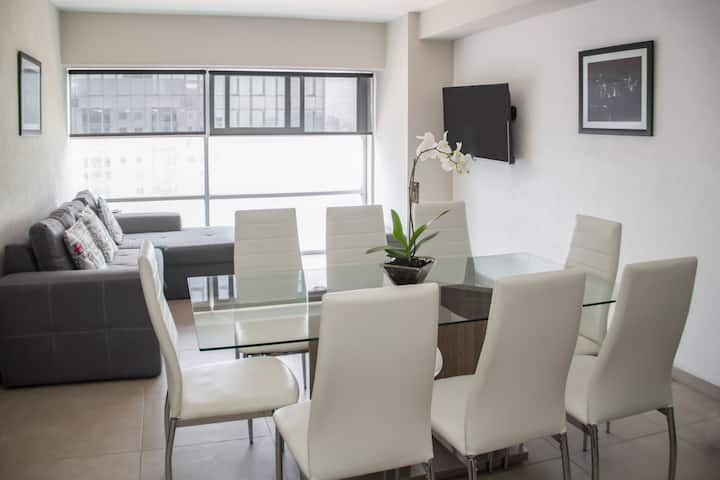 Portika Polanco, Precioso Departamento 7 Personas - Ciudad de México
