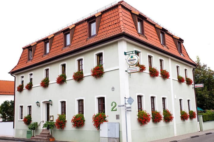 4) Einzelzimmer Frühstückspension Altrip - Mannheim