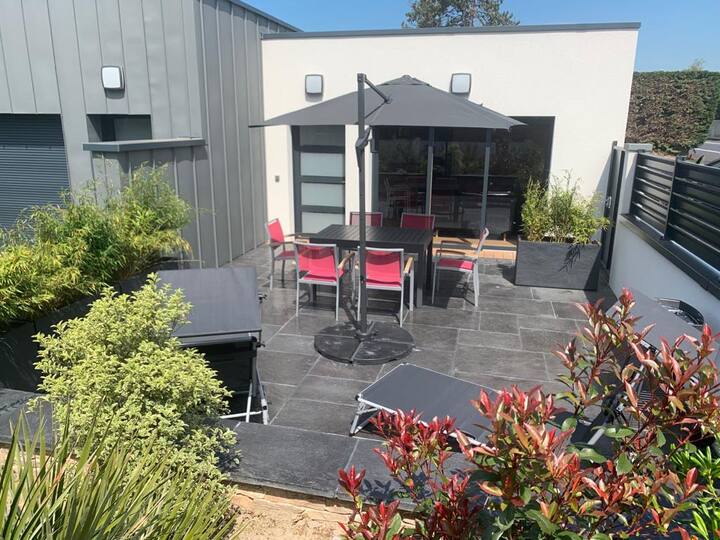 L'aigue Marine : Maison Neuve à 5min De La Mer - Agon-Coutainville