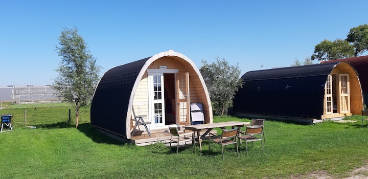 Huisje Tulp Op Kleine Camping - Katwijk aan Zee