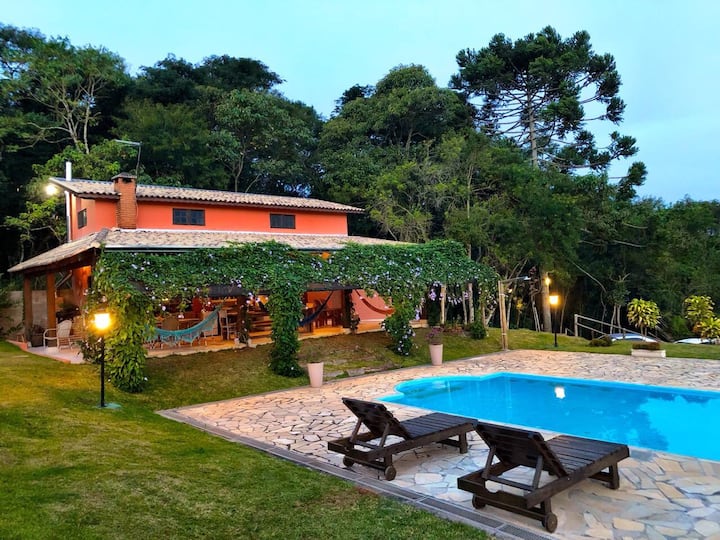 Sítio/casa De Refúgio No Vale Da Mata Atlântica - Cotia