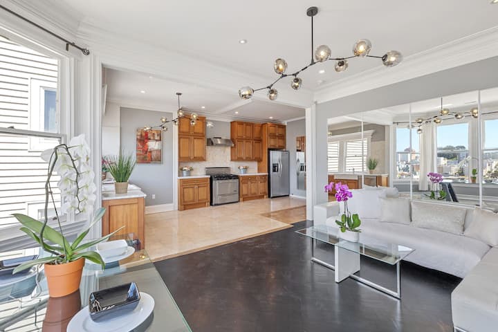 Pano View/ Winter Special 4br/2.5ba In Nob Hill - San Francisco, CA