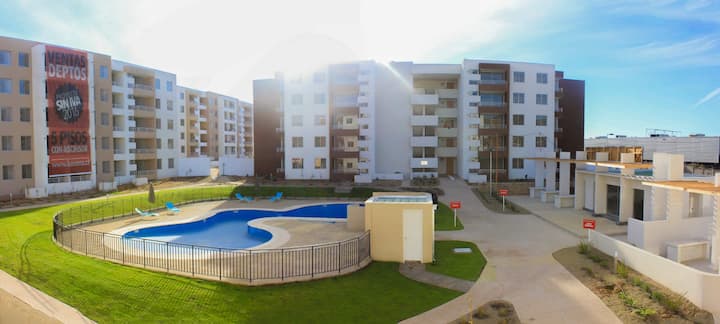 Dpto. La Serena. Condominio Altos Del Milagro Ii. - Coquimbo