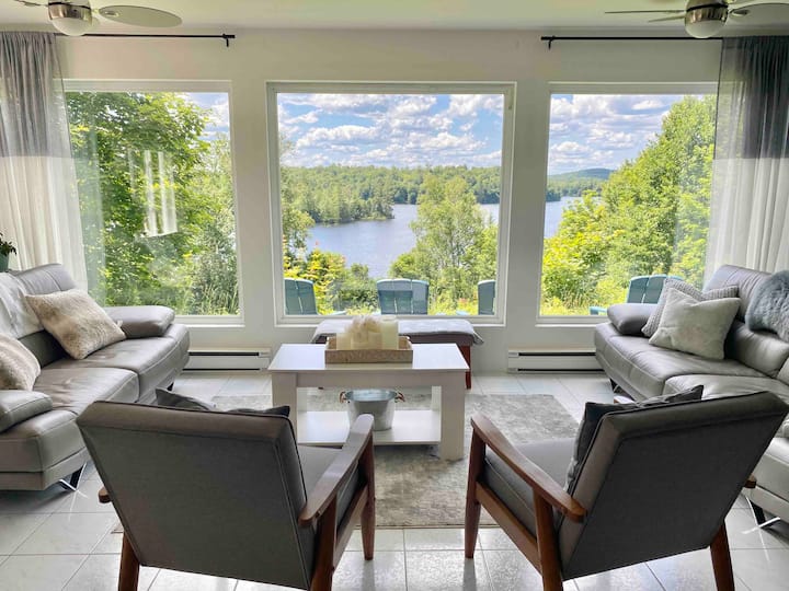Private Waterfront Spa Perfect Sunsets Clean Lake - Québec