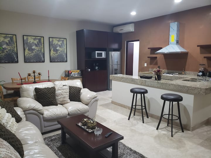 Departamento Zona Dorada, 3 Minutos De La Playa - Mazatlán
