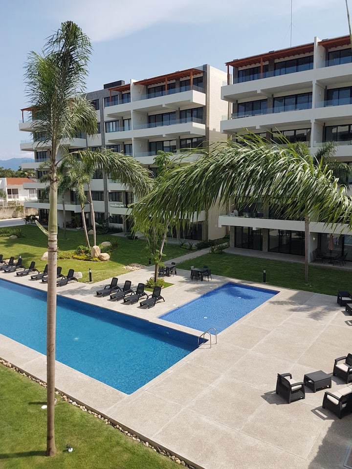 Nuevo Vallarta Hermoso Depa Completo Para Descanso - Nuevo Vallarta