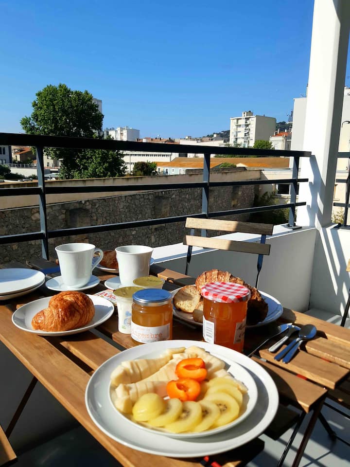 L'escale à Sète T 3, Calme Terrasse Parking Privé - Sète