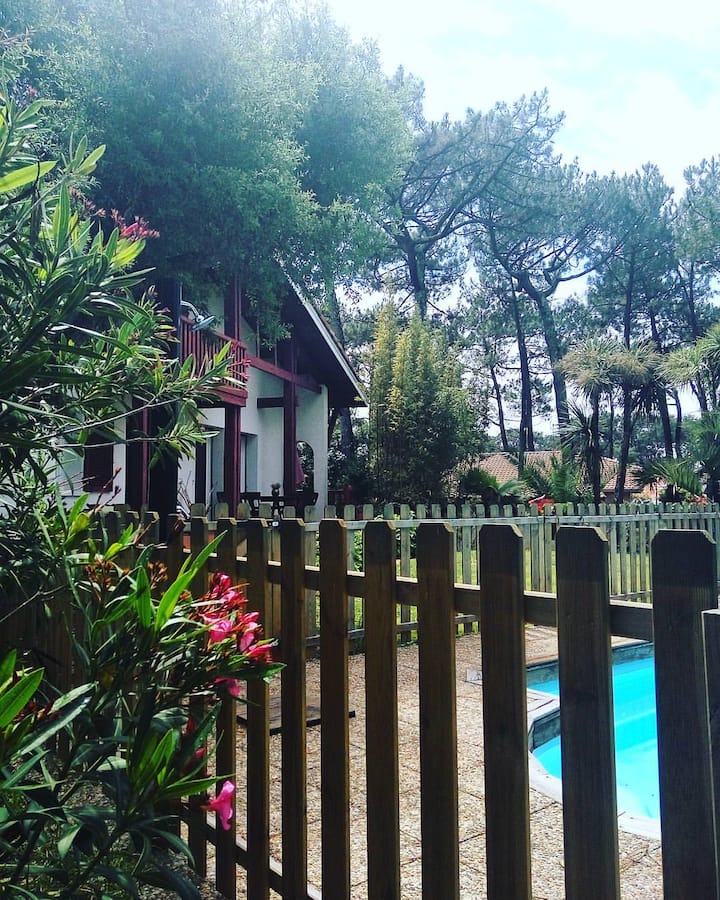 Maysoe Villa 12 Pers Avec Piscine 400m De La Plage - Soustons