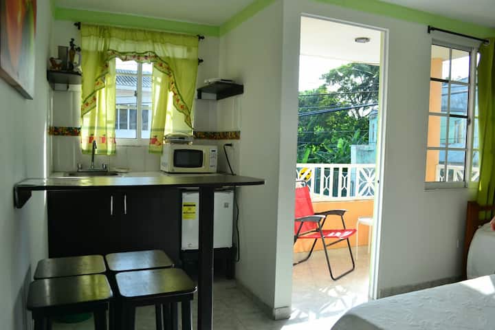 #3 Aparta-estudio Privado En Zona Central - San Andrés