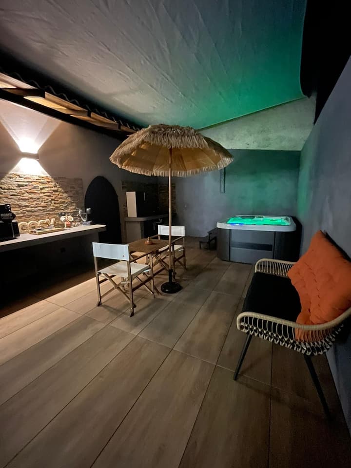 ÉVasion Jacuzzi Privé à 5 M De La Mer - Montpellier
