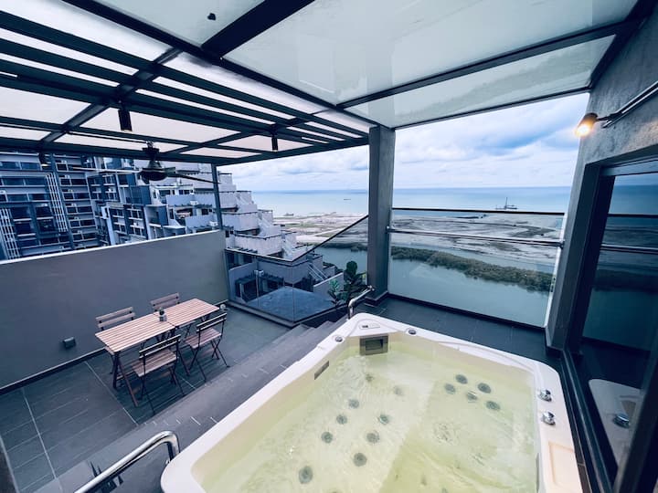 Mwholidaya2515【grandseaview】private Jacuzzi Villa - Malacca