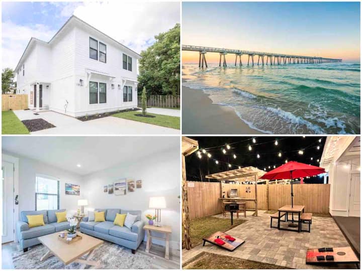 ☀️Serenity🌊beach House🌴4br/3.5bth🏖walk To The Beach - Panama City Beach