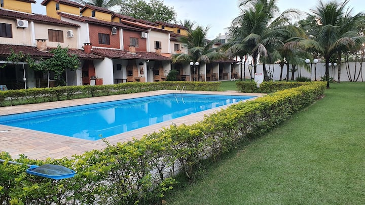 Casa No Condomínio Vila Do Sol , Massaguaçu. - Caraguatatuba