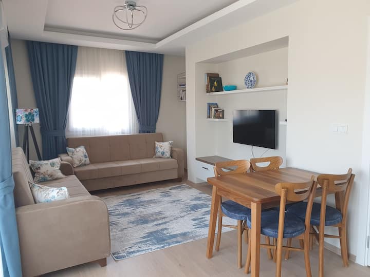 Brand New, Well Furnished, Peaceful 1+1 Apartment - Çalış Beach