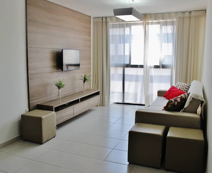Privacidade, 2qts, Cozinha Equipada, 300m Praia - Maceió