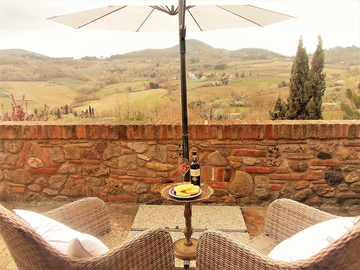 Vista Mozzafiato A Montepulciano -  La Terrazza - Montepulciano