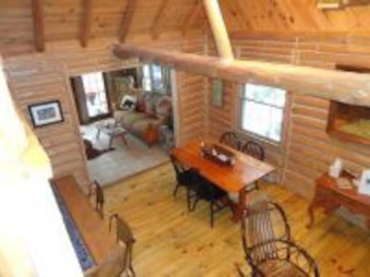 Work Remotely! Sterile 4 Season Charming Log House - Worlds End State Park, Forksville
