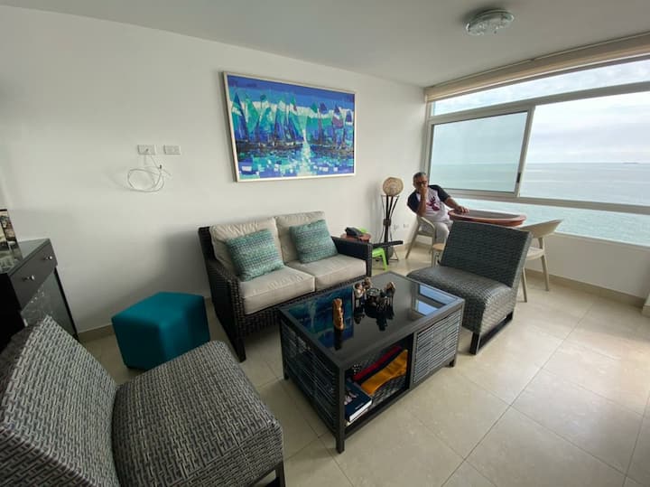 Departamento Con Hermosa Vista Al Mar- Ocean Club - Playas