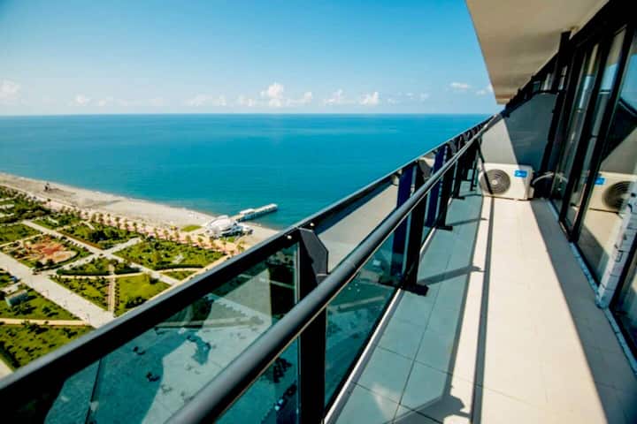 Апартаменты для семьи Орби Бич Тауэр 3128 - Batumi
