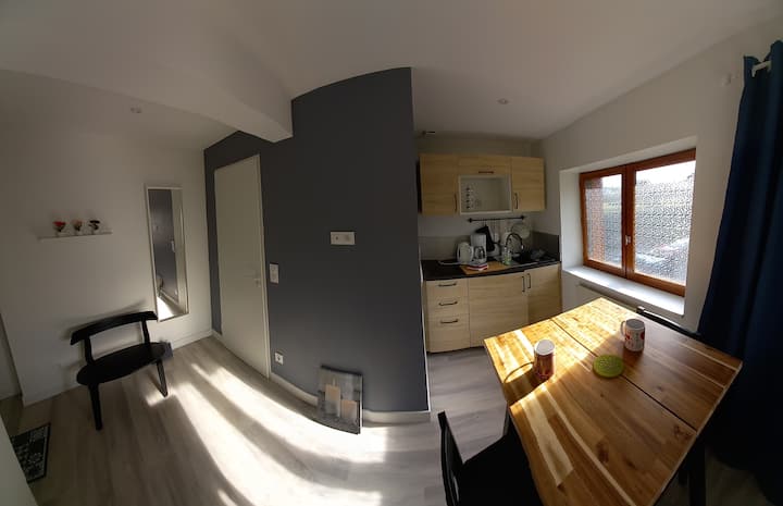 Studio Discret - 1 Grand Lit 140x200 - La Motte-Servolex