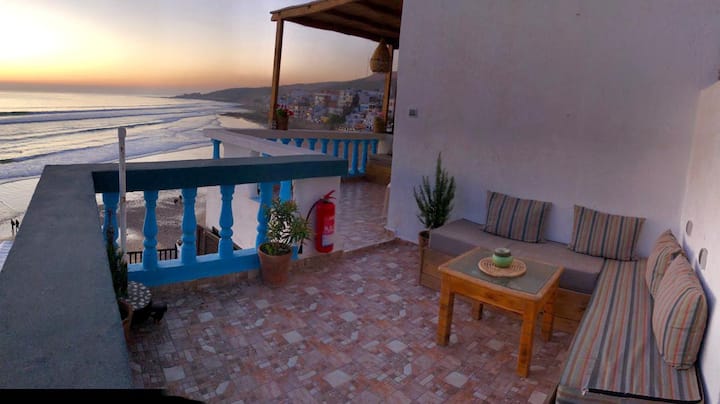 Private Big App/3 Min Beach/3ème éTage - Taghazout