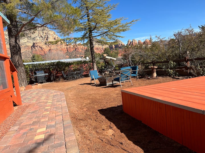 2 Bdrm Home W/hot Tub, Yoga Deck/bbq & Views - Sedona, AZ