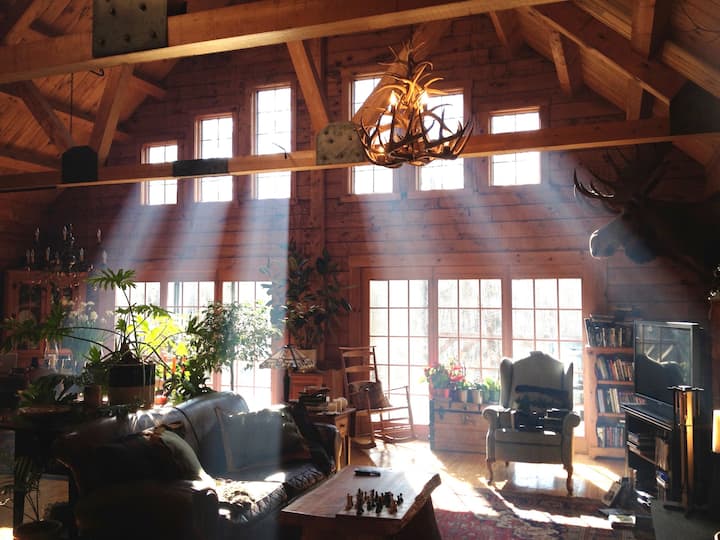 A Rare And Private Winter Holiday  Log Cabin Home - Ralph Stover State Park, Pipersville
