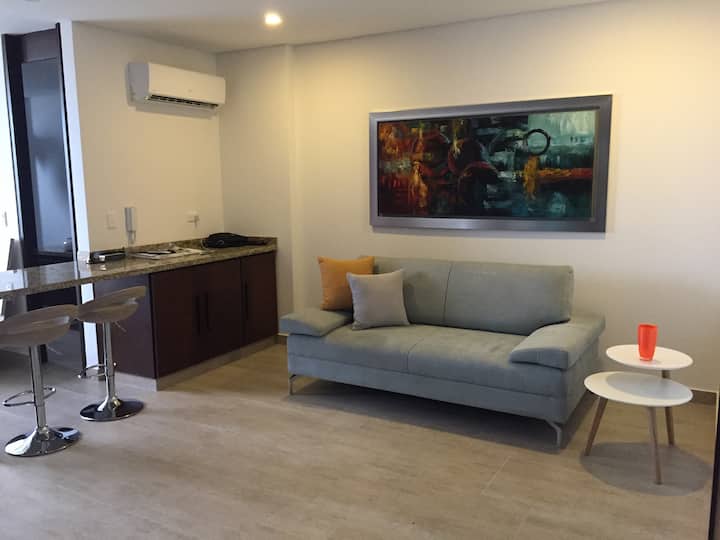 Apartaestudio Moderno En Zona Segura Y Exclusiva - Barranquilla