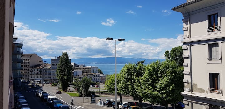 Evian-les-bains - Appartement - 2 Chambres - - Évian-les-Bains