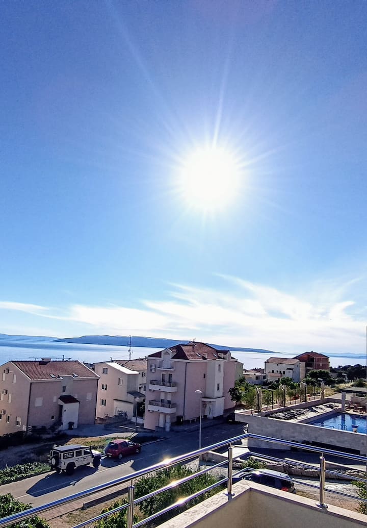 Apartman Black Diamond Terrace View On The Sea - Makarska