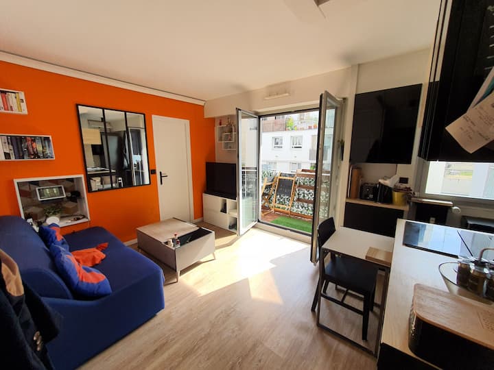 Butte Aux Cailles : Appartement Moderne, Calme Et Lumineux Avec Balcon - París