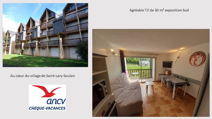 T2 4 Personnes Coeur De Village - Val Louron