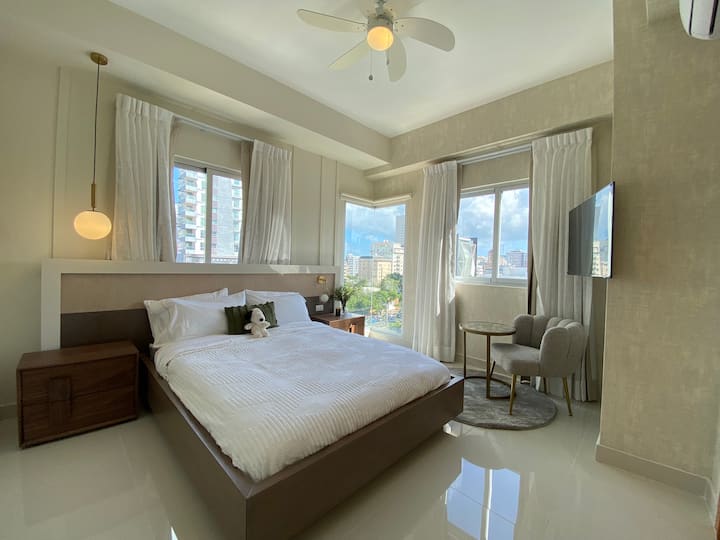 1 Br Luxury/infinity Pool/gym/downtown/best 📍 - Santo Domingo