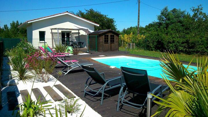 Maison Détente 3* Jardin Piscine Golf, Proche Lac - Biscarrosse