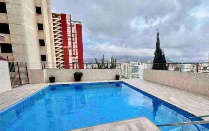 De Diseño!nuevo, Con Piscina, Wifi Y Parking,4 Pax - Benidorm