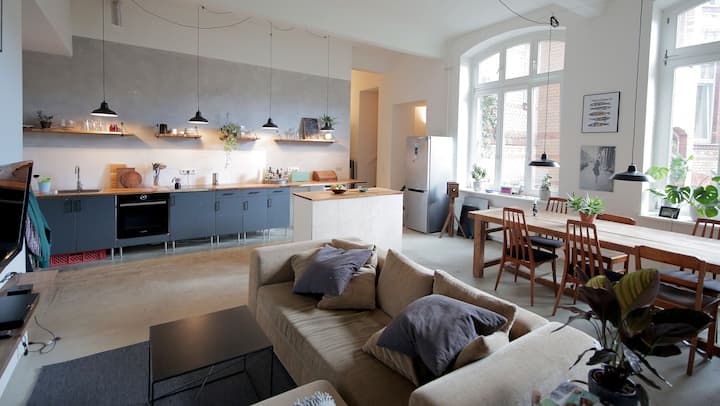 Spacious Loft With Open Kitchen - Spok - Berlin
