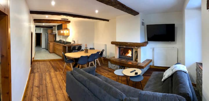 Chalet Au Coeur Du Village Des Orres Avec Jacuzzi. - Les Orres
