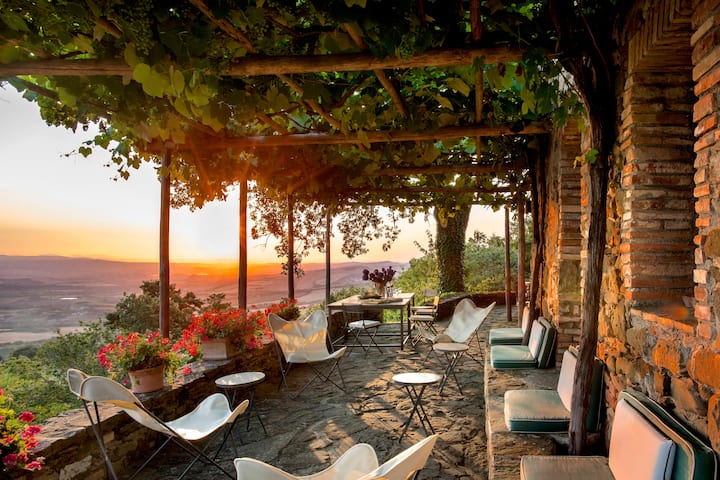 Charming Rural Villa With Superb Val D'orcia View - Abbadia San Salvatore