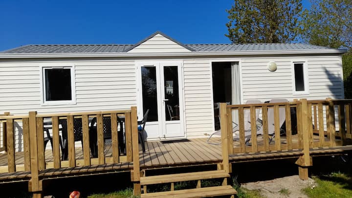 Charmant Mobil Home Dans Un Camping 4* - Verton