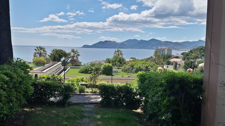 Appartement T3 - Plein Pied - Terrasse Vue Sur Mer - Cannes